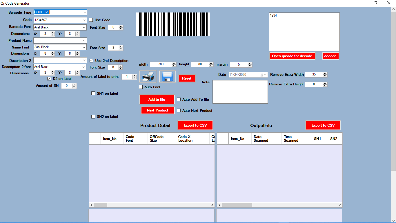 Softweb Barcodes Generator by maherg420 | CodeCanyon